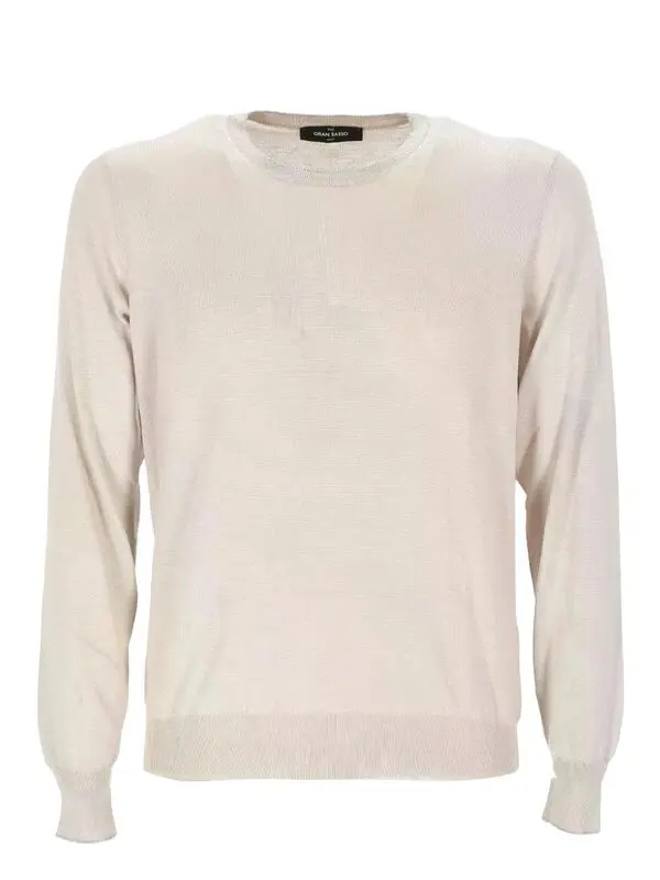 GRAN SASSO Fine-knit Crew-neck Jumper - Neutrals