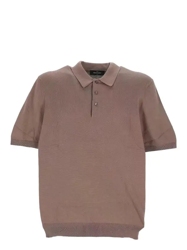 GRAN SASSO Short-sleeve Polo Shirt - Neutrals