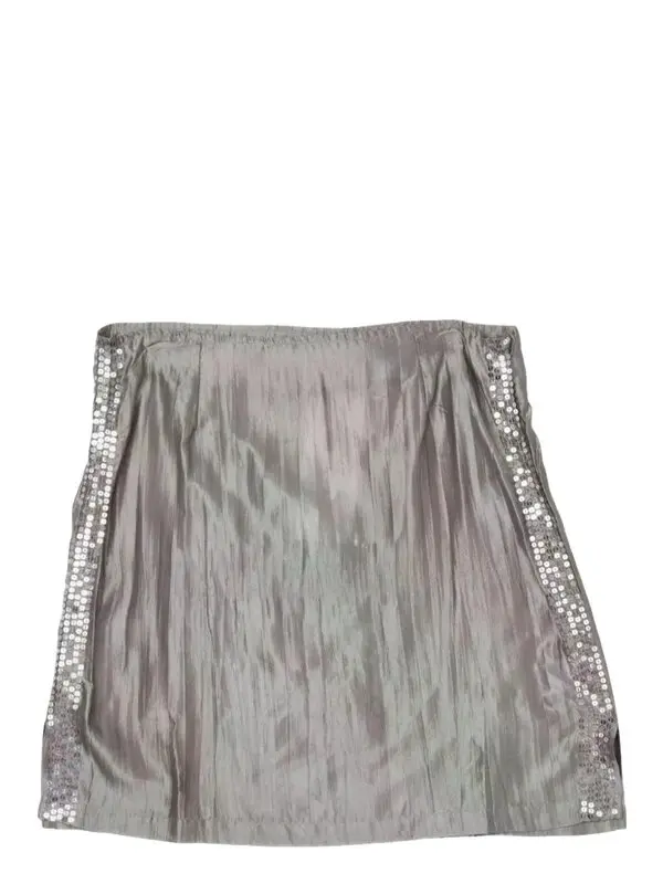 Gimaguas Sequin Embellished Skirt - Grey
