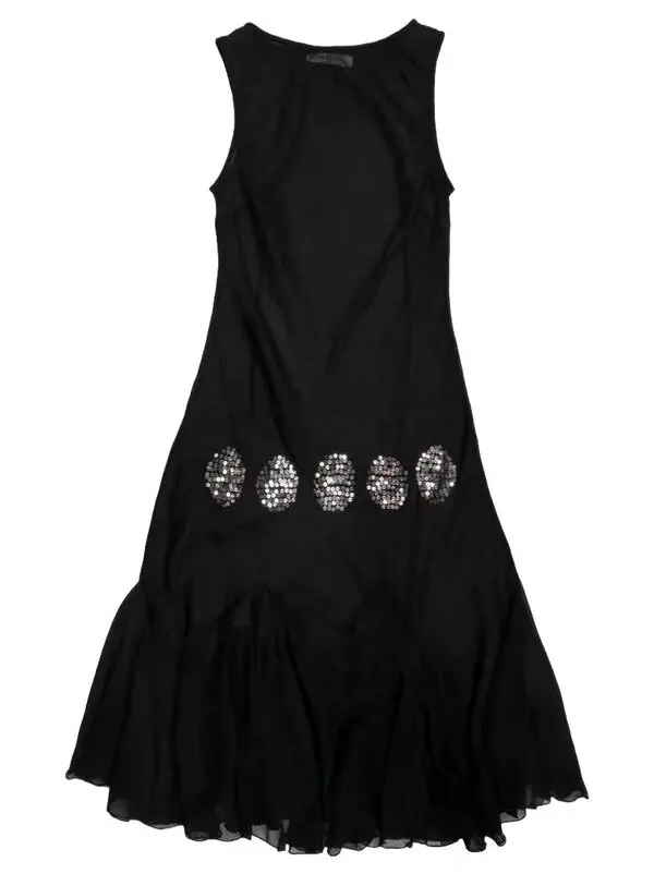 Gimaguas Leona Sequin-embellished Sleeveless Dress - Black
