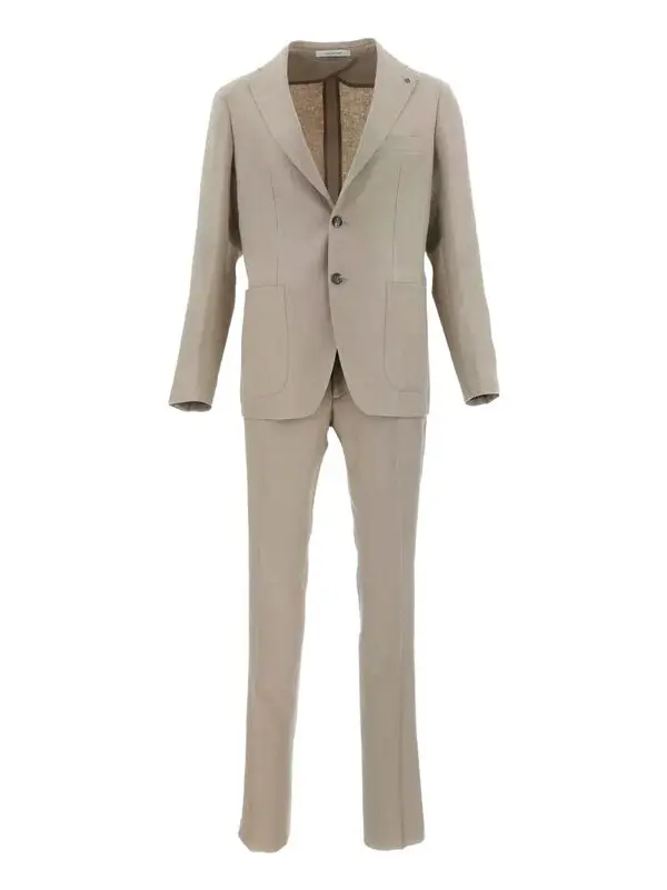 Tagliatore Montecarlo Linen Suit - Grey