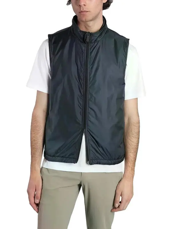 Aspesi High-neck Gilet - Blue