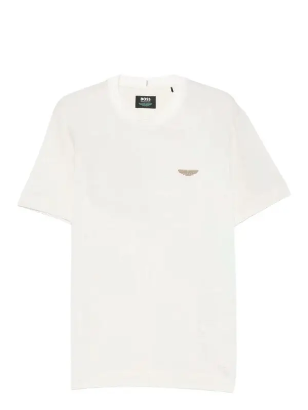 BOSS X Aston Martin Striped T-shirt - Neutrals