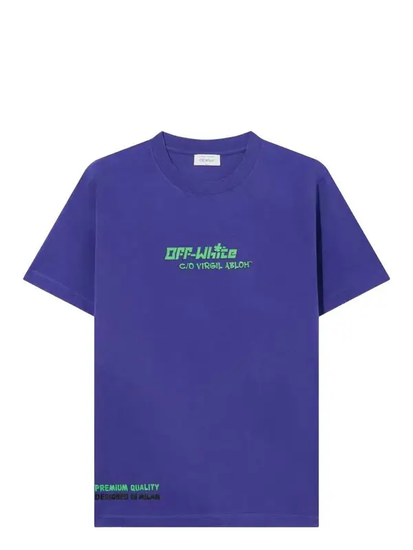Off-White Barber 2 T-shirt - Blue