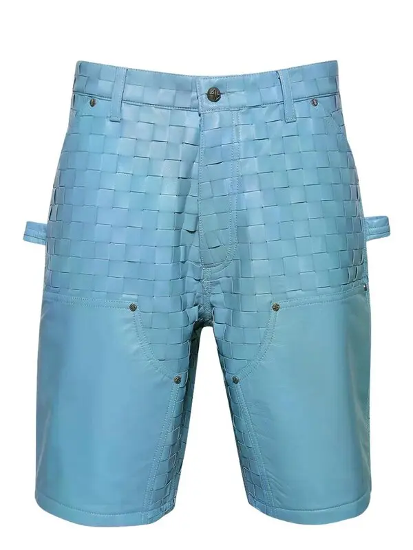 PARIS LAUNDRY Shoji Nappa Bowery Shorts - Blue