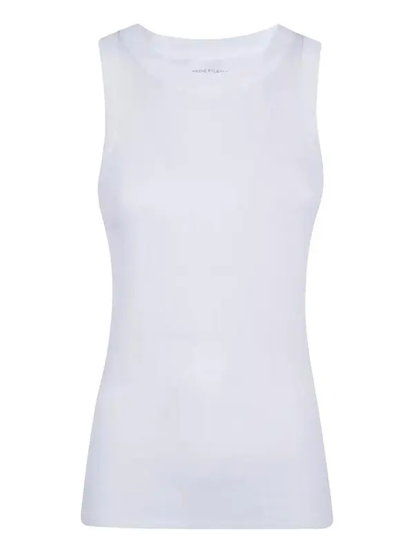 Majestic Filatures Ribbed Tank Top - White