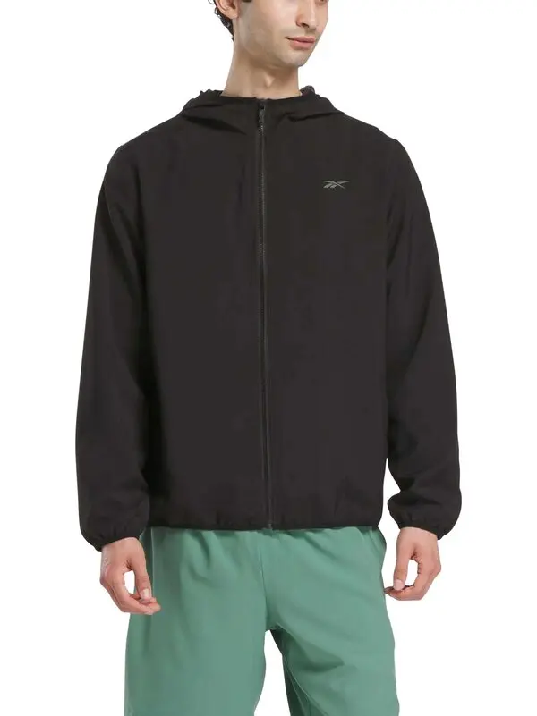 REEBOK Woven Hooded Jacket - Black
