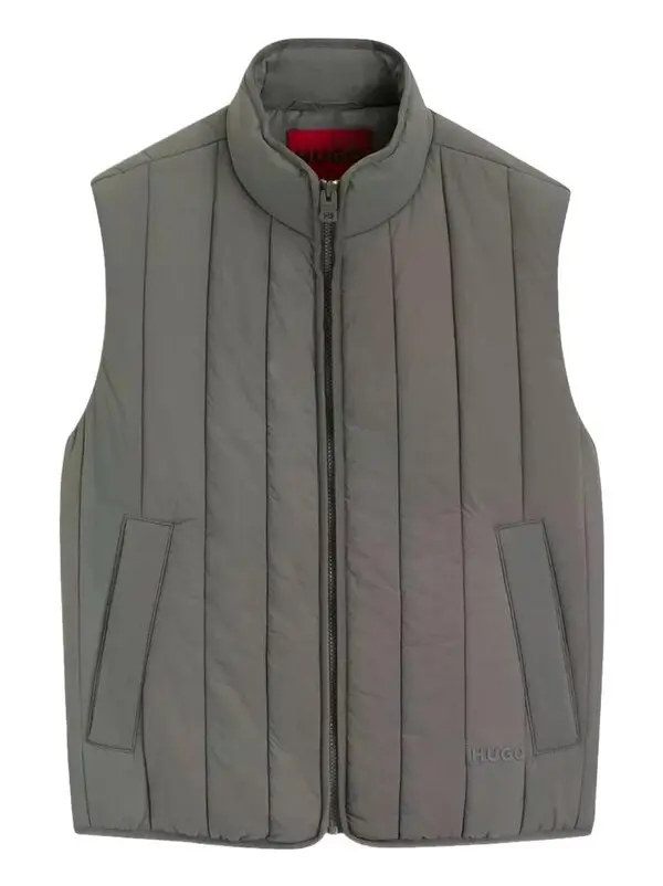 Hugo Quilted Gilet - Grey
