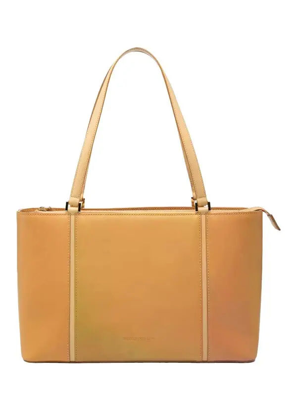 Burberry Leather Tote Bag - Brown