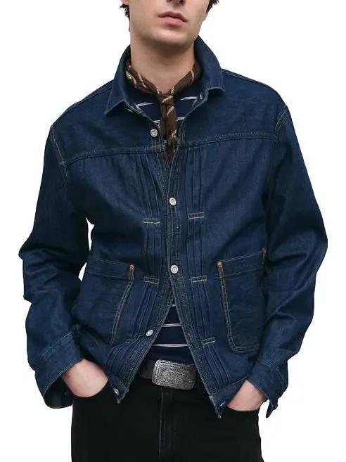 LEVI'S Pleated Blouse Trucker Jacket - Old Timer