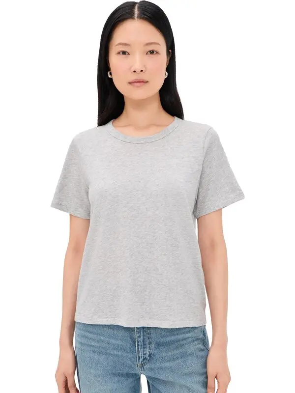 Faherty Brand Sunwashed Essential T-shirt - Dune Grey Heather