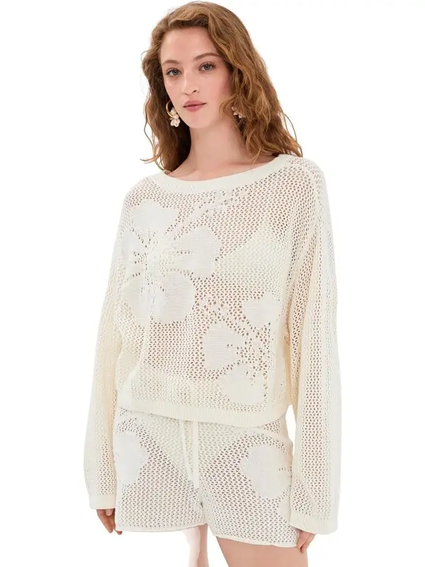 L*Space Island Time Sweater - Cream