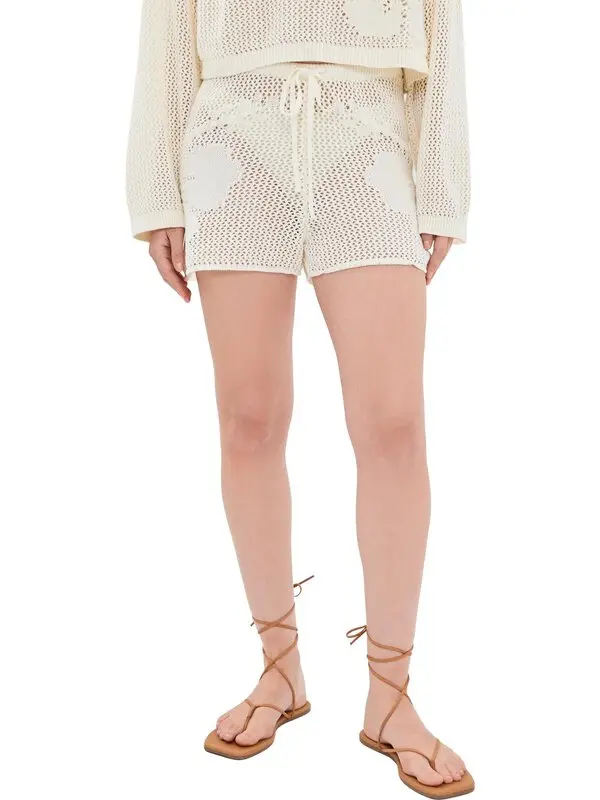 L*Space Island Time Shorts - Cream