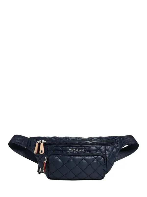 Mz Wallace Small Metro Quilted Sling Bag - Navy