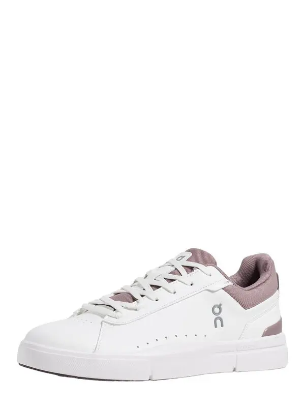 On The Roger Advantage Lace Up Sneakers - White/heron