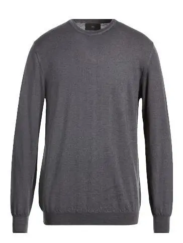 LIU •JO MAN Virgin Wool Crewneck Sweater - Grey