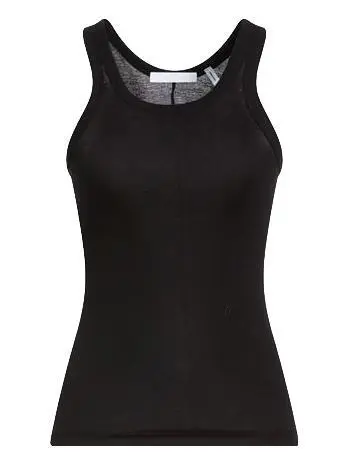 Helmut Lang Pima Cotton & Modal Jersey Tank Top - Black