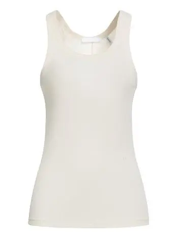 Helmut Lang Pima Cotton And Modal Jersey Tank Top - White