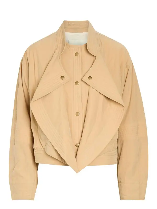 Isabel Marant Étoile Tricia Layered-effect Woven Jacket - Camel