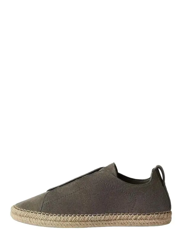 Zegna Triple-stitch™ Suede Espadrilles - Grey