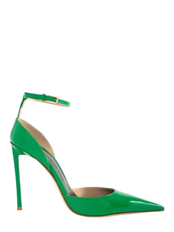 TOM FORD Vertigo Patent Leather Ankle Strap Pumps - Green