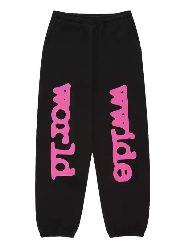 SP5DER Beluga Angel Number Track Pants - Black