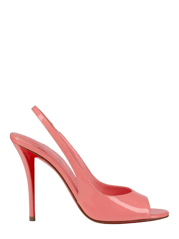 CHRISTIAN LOUBOUTIN Sofia Z Patent Leather Slingback Sandals 100 - Pink