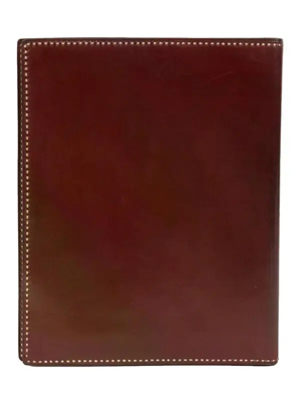 Hermès 1980s Leather Notebook Cover - Brown