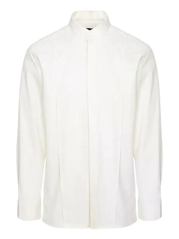 HAMZA Thom V3 Panelled Shirt - White