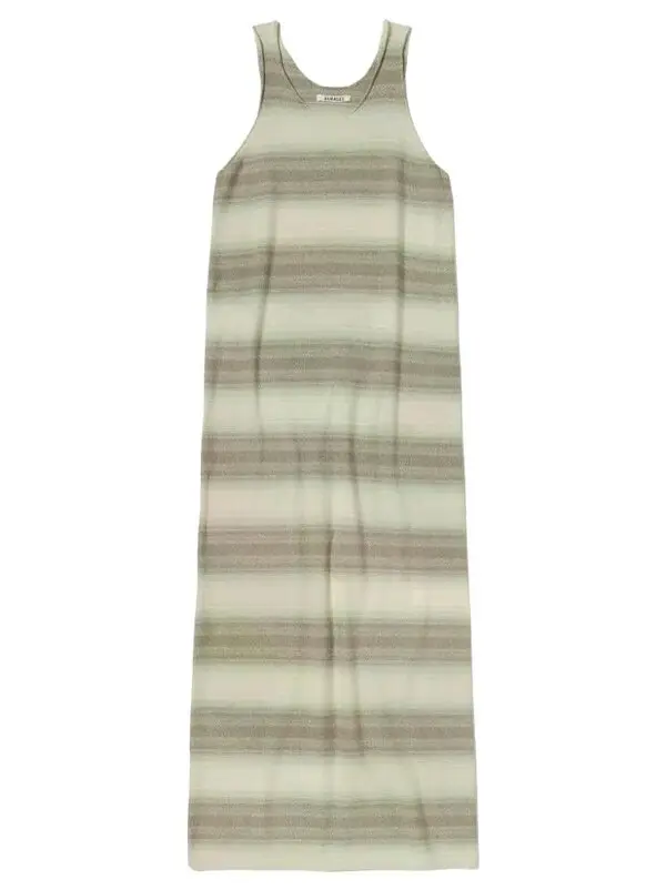 Auralee Striped Sleeveless Maxi Dress - Neutrals