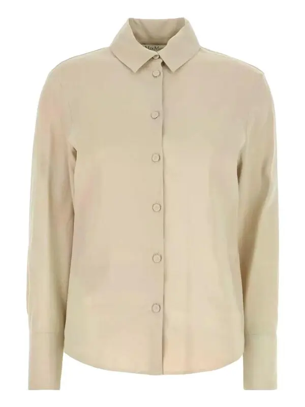 Max Mara Badesse Long-sleeve Shirt - Neutrals