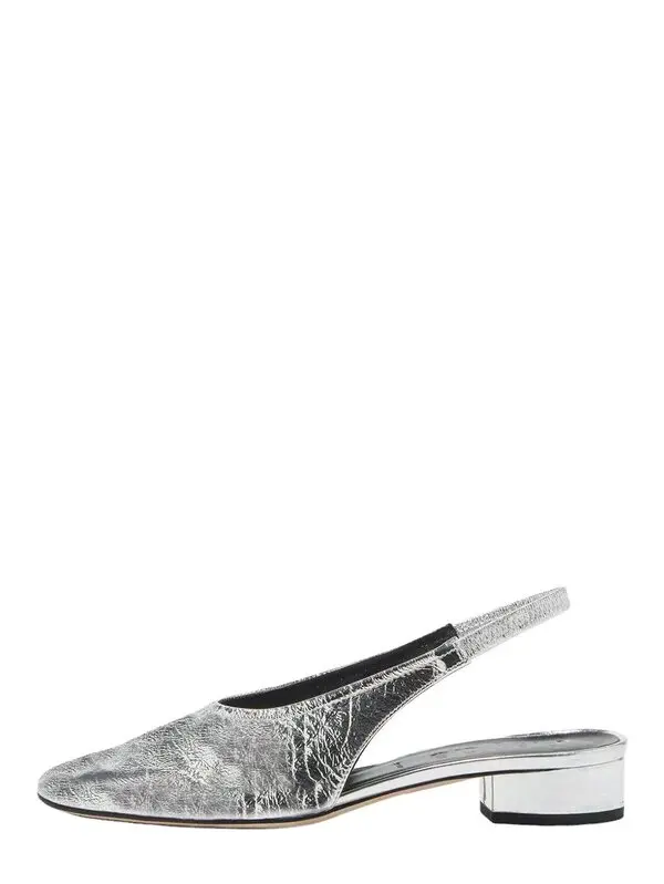 AeydĒ 25mm Dua Slingback Pumps - Silver