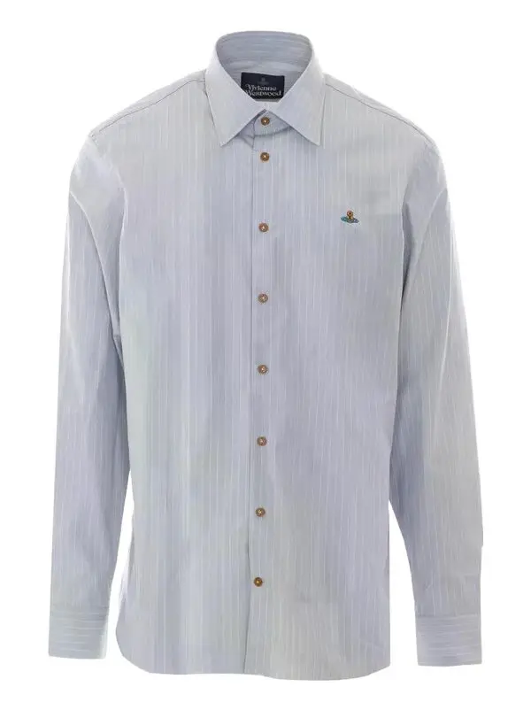 VIVIENNE WESTWOOD Ghost Striped Shirt - Blue