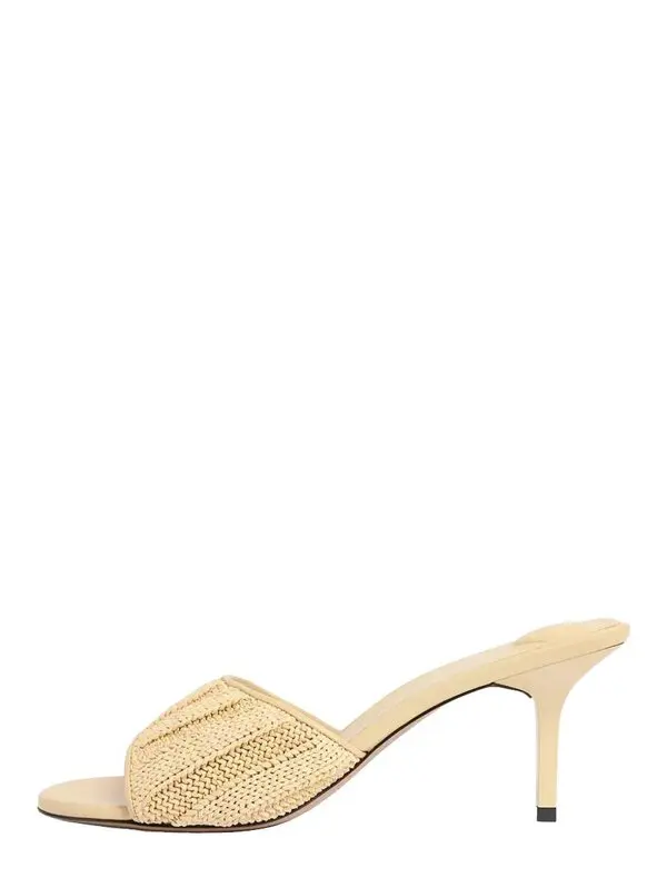Jacquemus Cubisto Heeled Sandals - Neutrals