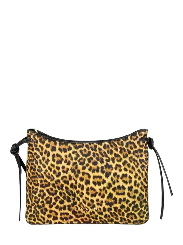Ermanno Scervino Leopard Print Clutch Bag - Neutrals