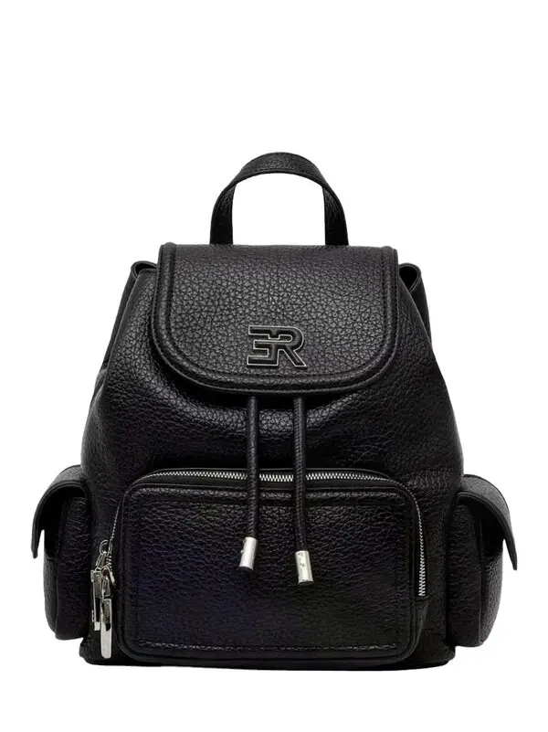 Ermanno Scervino Logo-patch Backpack - Black