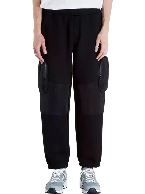EA7 Logo-print Cargo Track Pants - Black