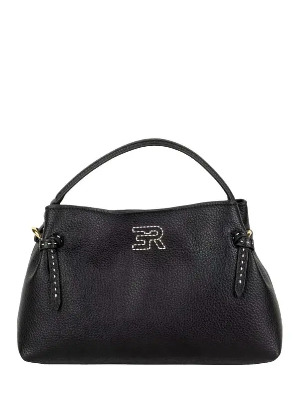 Ermanno Scervino Logo Print Shoulder Bag - Black