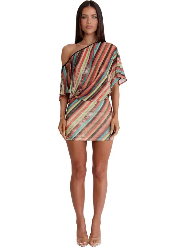 OUTCAST Charlot Mini Dress Nancy - Print