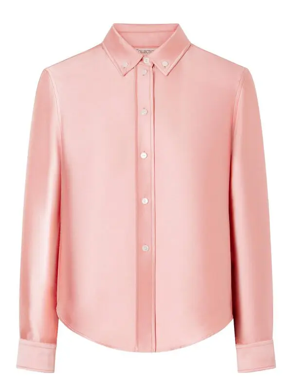 Calvin Klein Sophie Satin Shirt - Pink