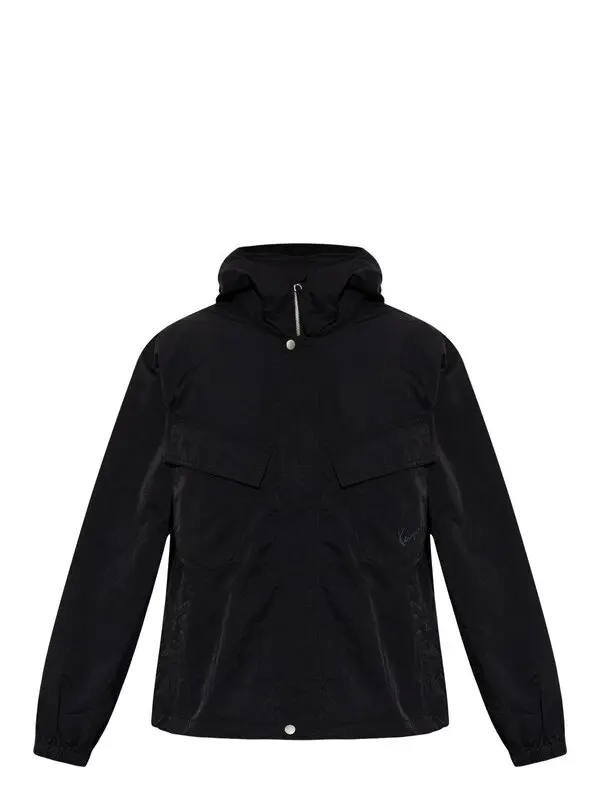 Kenzo Waterproof Hooded Jacket - Black