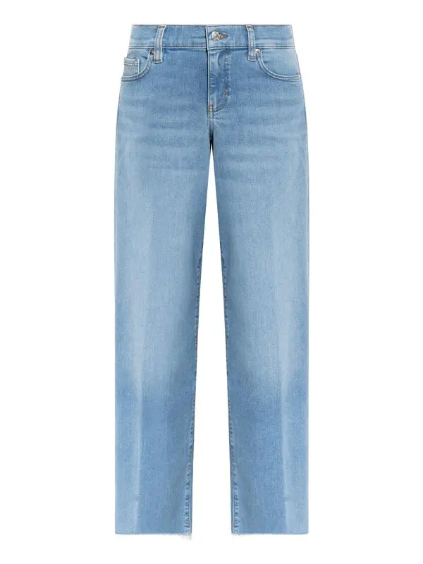FRAME Le Slim Palazzo Jeans - Blue