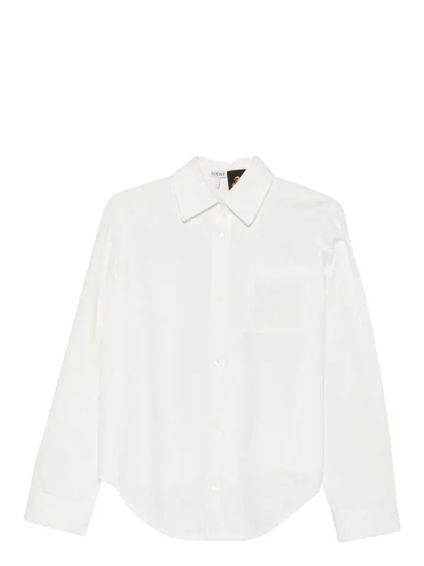 Loewe Cotton Denim Shirt - White