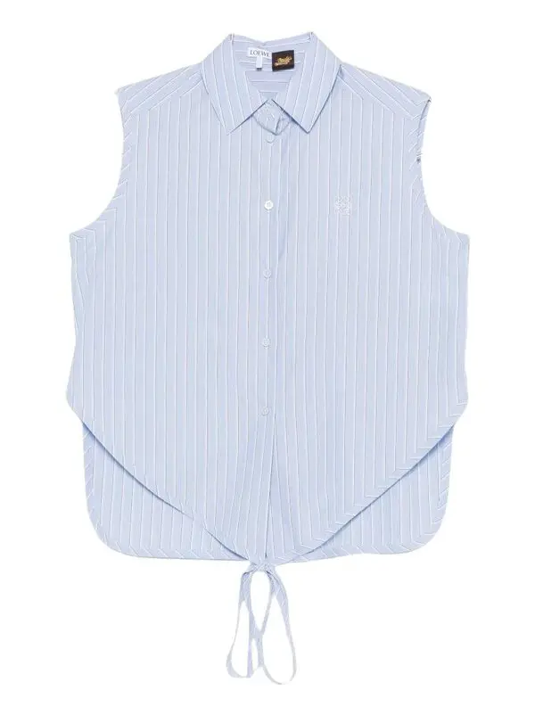 Loewe Cotton Wrapped Shirt - Sky Blue