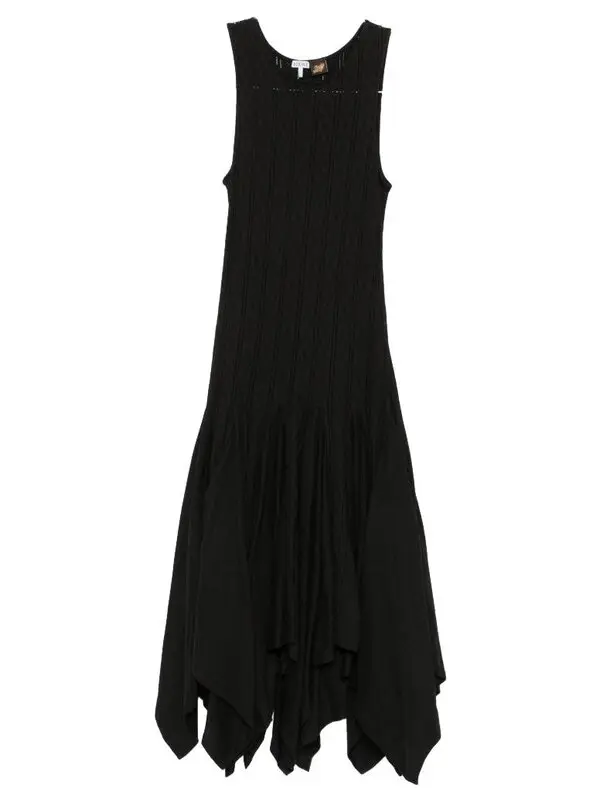 Loewe Cotton Maxi Dress - Black