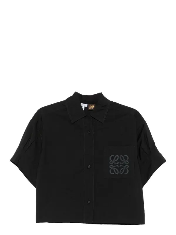 Loewe Cotton Blend Shirt - Black