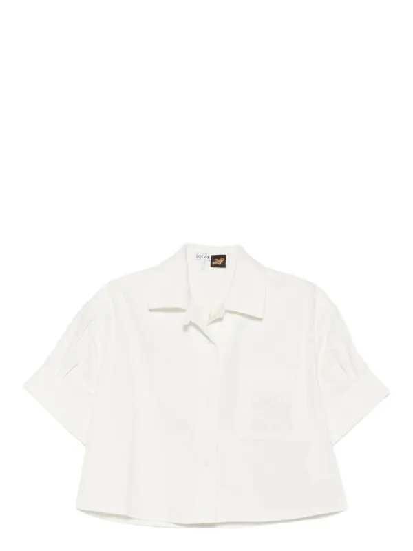 Loewe Denim Cotton Shirt - White