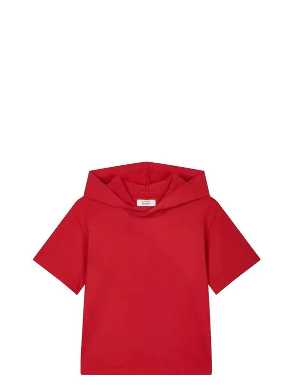 STUDIO TOMBOY Short-sleeve Hoodie - Red