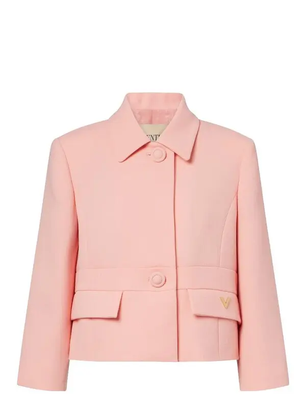 Valentino Garavani Vgold Virgin Wool Jacket - Pink