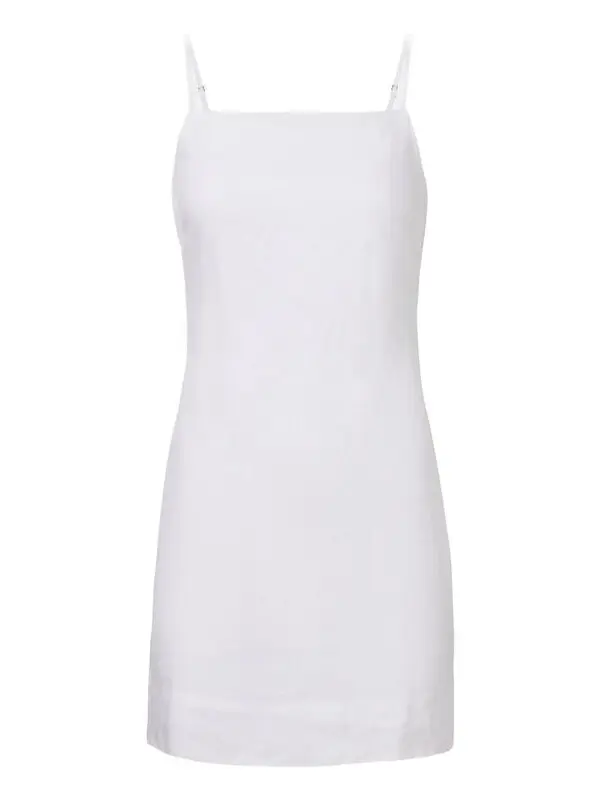 Velvet By Graham & Spencer Pilar Linen Minidress - White